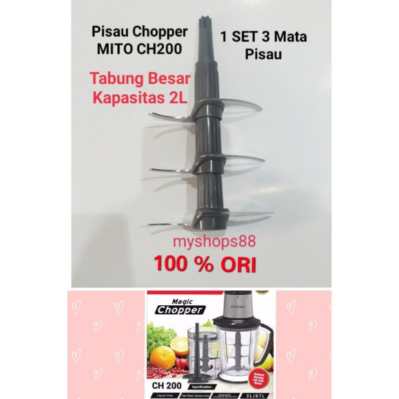 Jual Pisau Tabung Besar CHOPPER MITO CH200/ CHOPPER MITOCHIBA CH200 ORI | Shopee Indonesia
