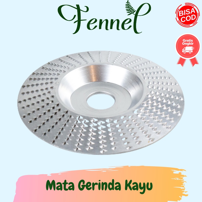 Jual Mata Gerinda Serut Kayu Blade Disc 100mm Tipe Bevel Plane L47365 ...