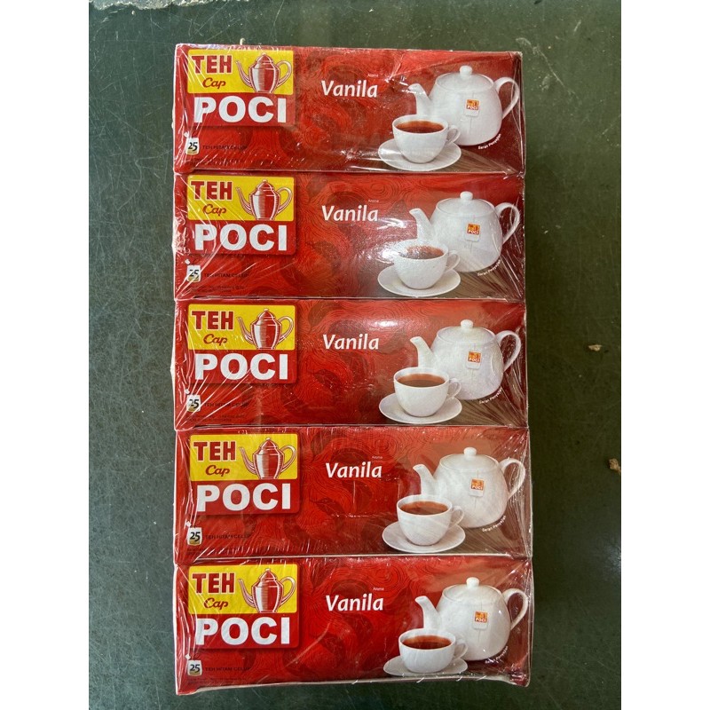 Jual teh celup CAP POCI VANILLA box / pak | Shopee Indonesia