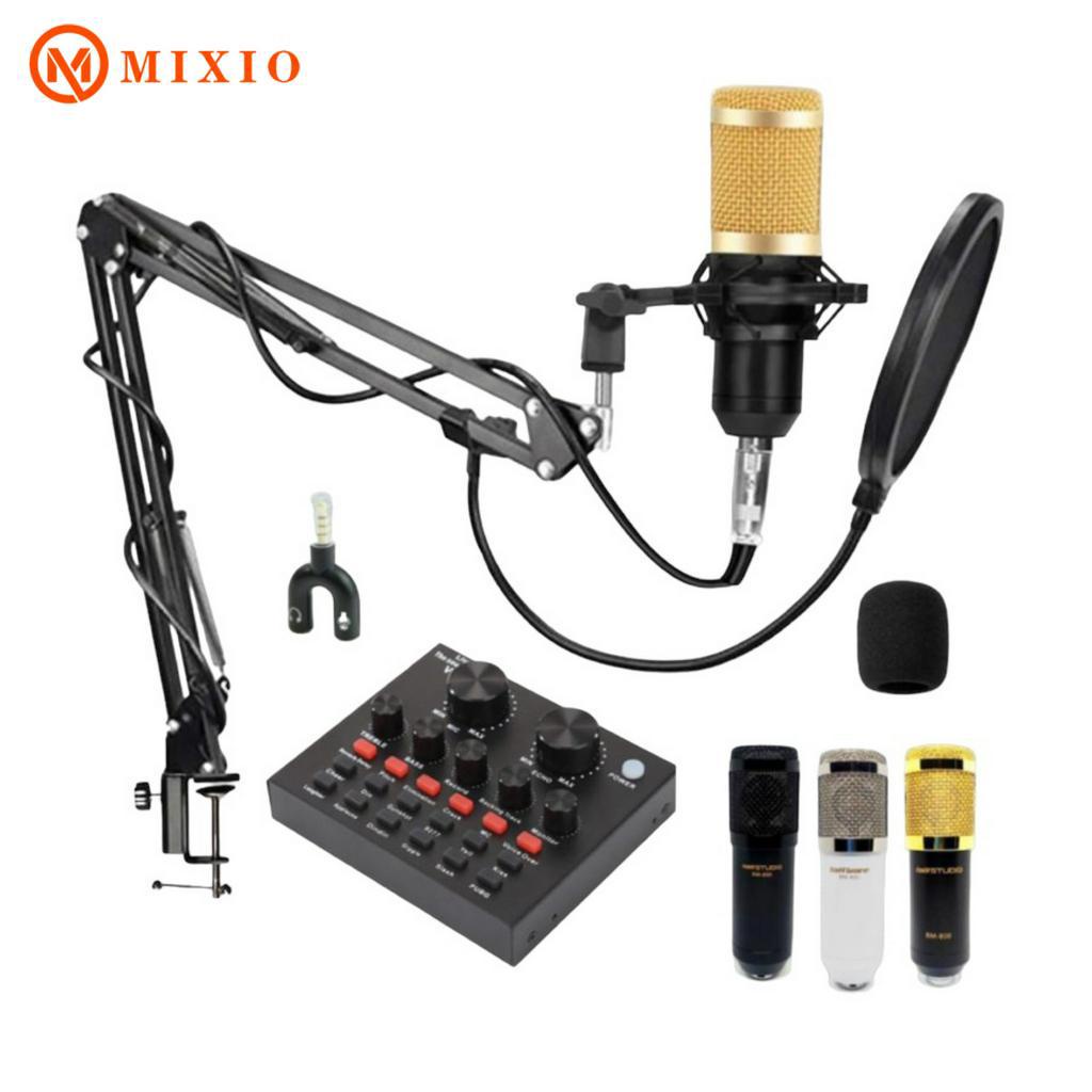 Jual MIXIO - BM800 + SOUNDCARD V8, REKAMAN / LIVE STREAMING PAKET ...