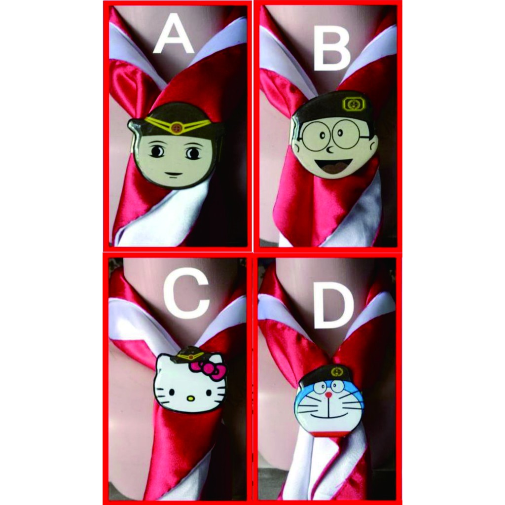 Jual Ring Kacu Pramuka Hasduk Pramuka Kolong Pramuka Karakter Doraemon ...