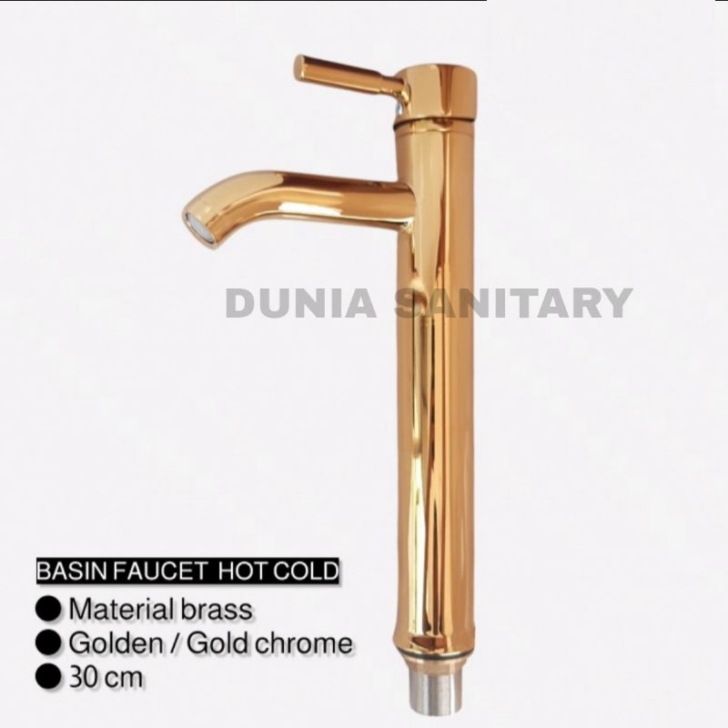 Jual Kran wastafel Pohon Gold Chrome keran Lavatory emas Kitchen sink ...
