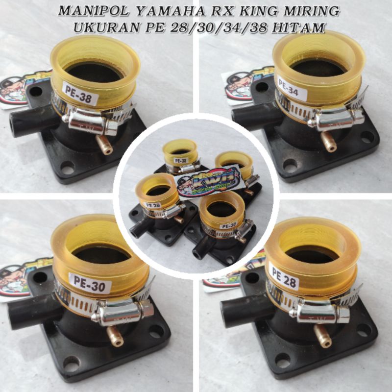 Jual Manipol intake teflon RX King model lurus model miring karbu pe ...