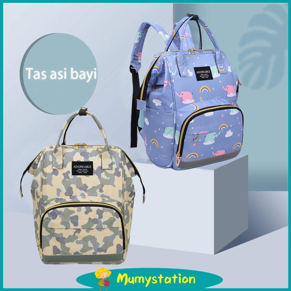 Jual Tas bayi ransel multifungsi diaper bag Tas perlengkapan bayi tahan ...
