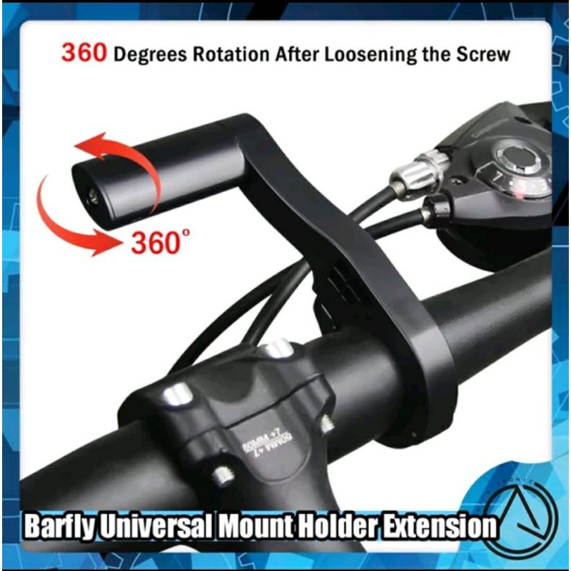 Jual Bar Fly Ekstensi Setang Sepeda Barfly Universal Cycle Computer ...