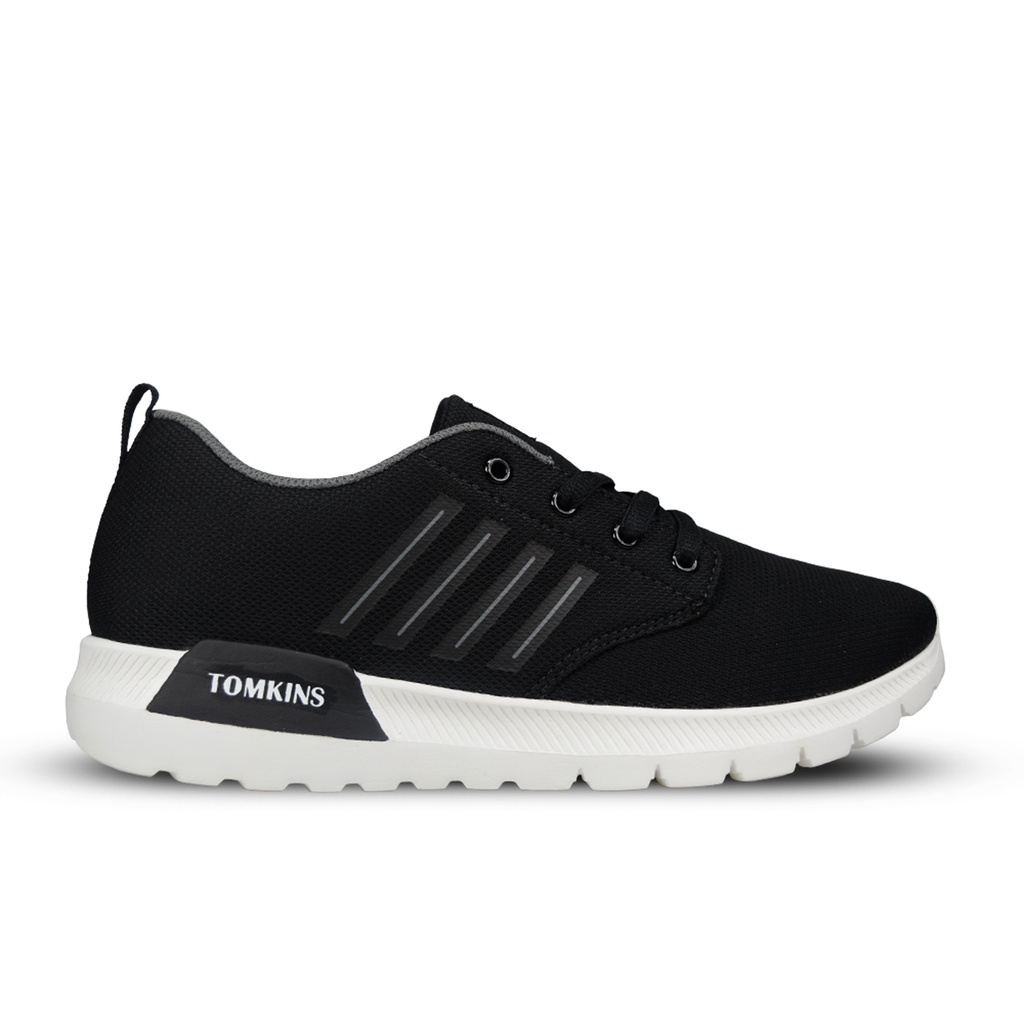 Jual TOMKINS Sneakers Pria Winchester Alpha - Black Grey | Shopee Indonesia