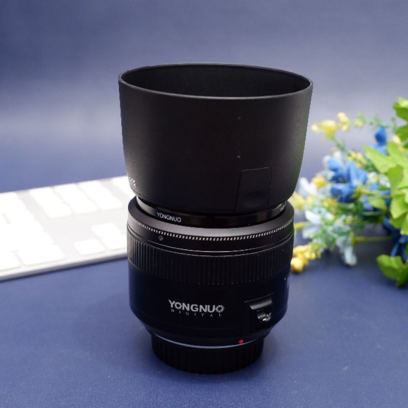 Jual Lensa Fix YN 85mm Canon F1.8 For Kamera DSLR Original - Lensa ...