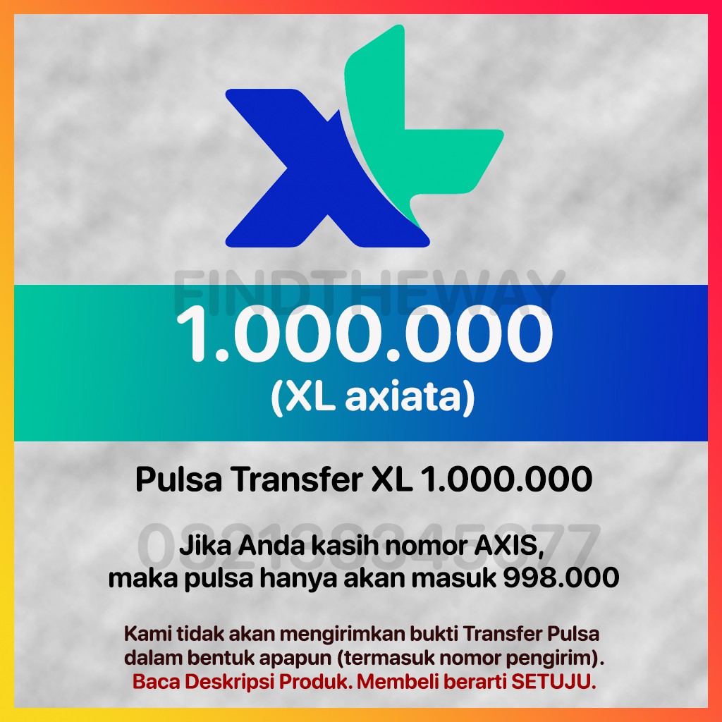 Jual Pulsa XL Transfer Pulsa 1jt & 2jt | Shopee Indonesia