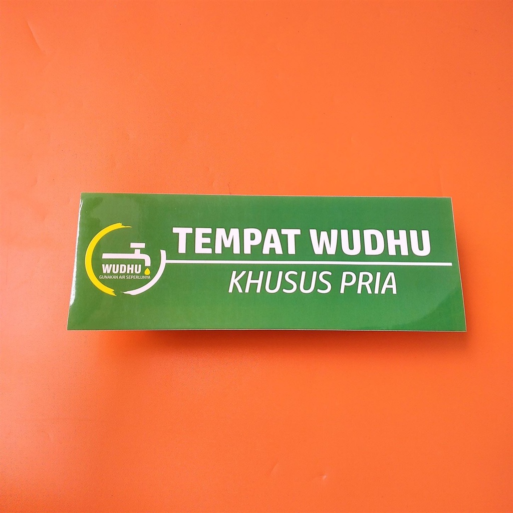 Jual Stiker Tempat Wudhu - Stiker Tempat Wudhu Pria - Stiker Tempat ...