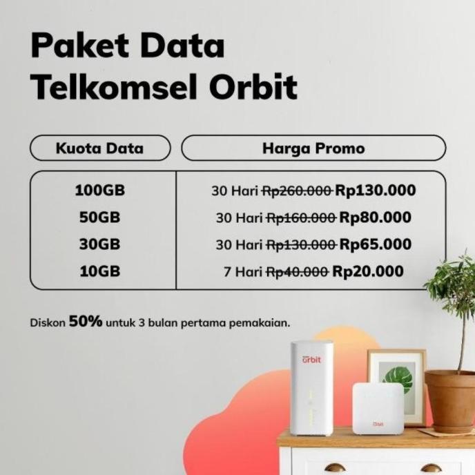 Jual Modem Wifi Telkomsel Orbit Max Free 150GB 64 user ORIGINAL Huawei ...