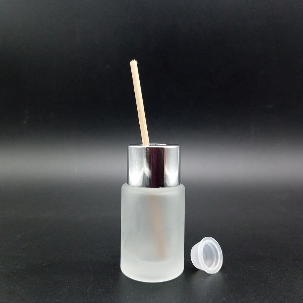 Jual Botol Reed Diffuser 15ml KACA DOF DOFF FREOSTED TEBAL RING GOLD ...