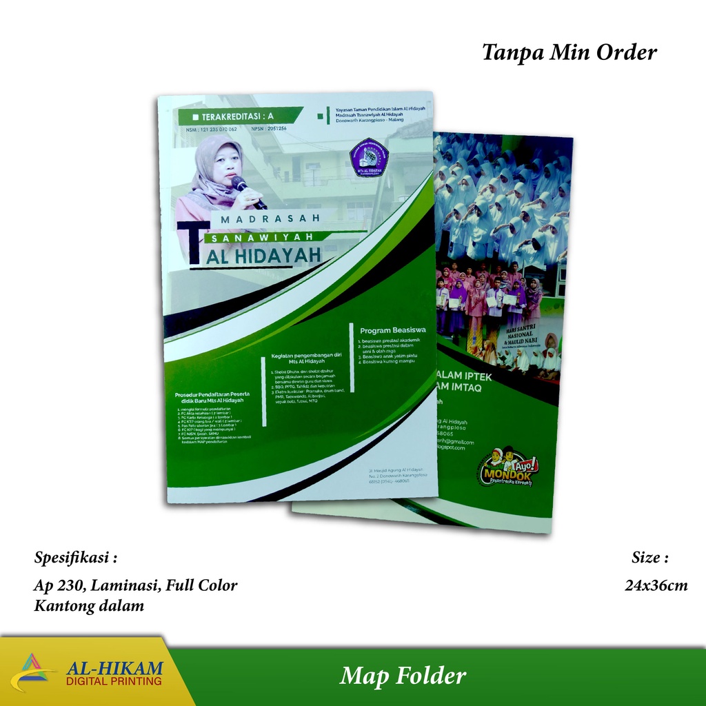 Jual CETAK MAP FOLDER FOLIO ART PAPER 230 CUSTOM | Shopee Indonesia