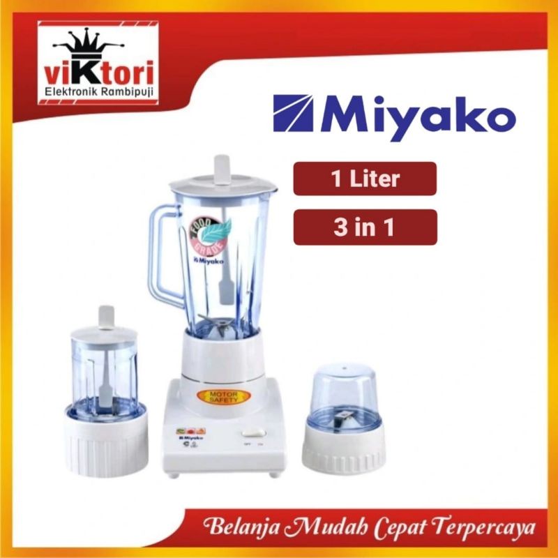 Jual MIYAKO BL-102 PL / BLENDER MIYAKO PLASTIK 1L BL-102PL / BLENDER ...