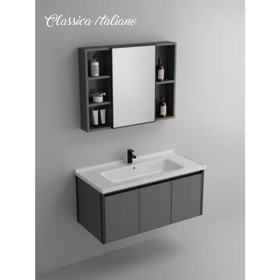 Jual Classica Italiano Wastafel cermin kabinet lemari desain italia ...