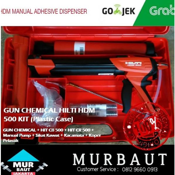 Jual GUN CHEMICAL LEM HILTI HIT RE 500 Set DISPENSER HDM 500 KIT ...