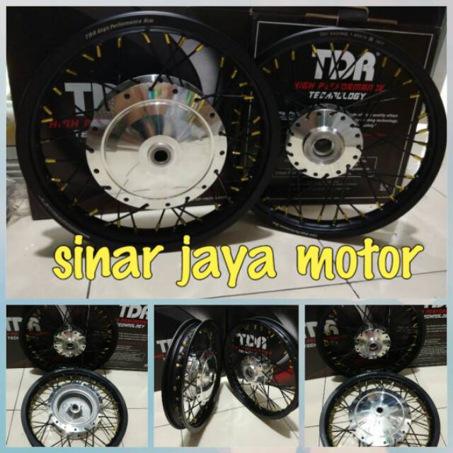 Jual Velg jari tromol sepaket ring 14 140. 160. Tdr mio. Mio j. Mio sporty. Soul. Xeon. Fino ...
