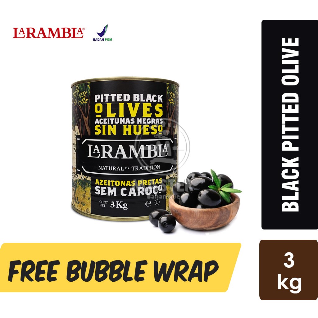 Jual BUAH ZAITUN SPANYOL La Rambla / Pitted Black & Green Olives / Olive Zaytun Hijau Hitam ...
