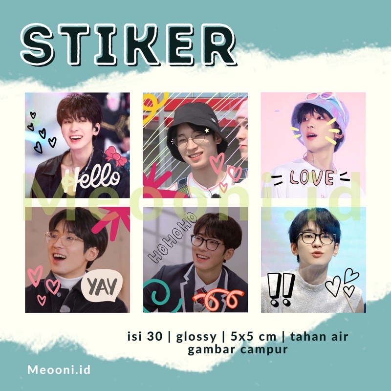 Jual SEVENTEEN STICKER ISI 30 | Stiker lucu stiker ala sellkor | Shopee ...