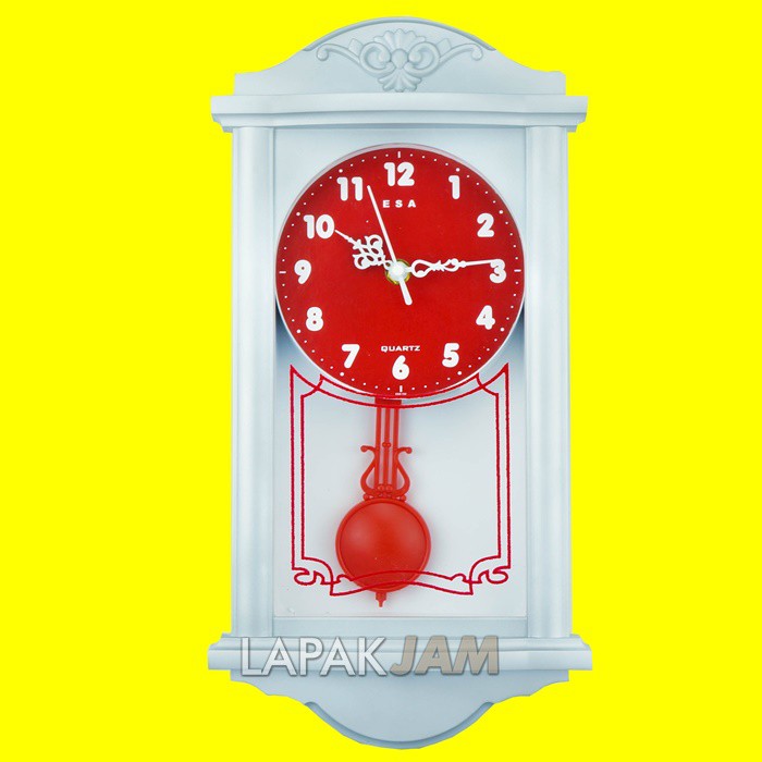 Jual Jam Dinding Esa 465 Dengan Bandul Goyang Quartz Dimensi 46 cm ...