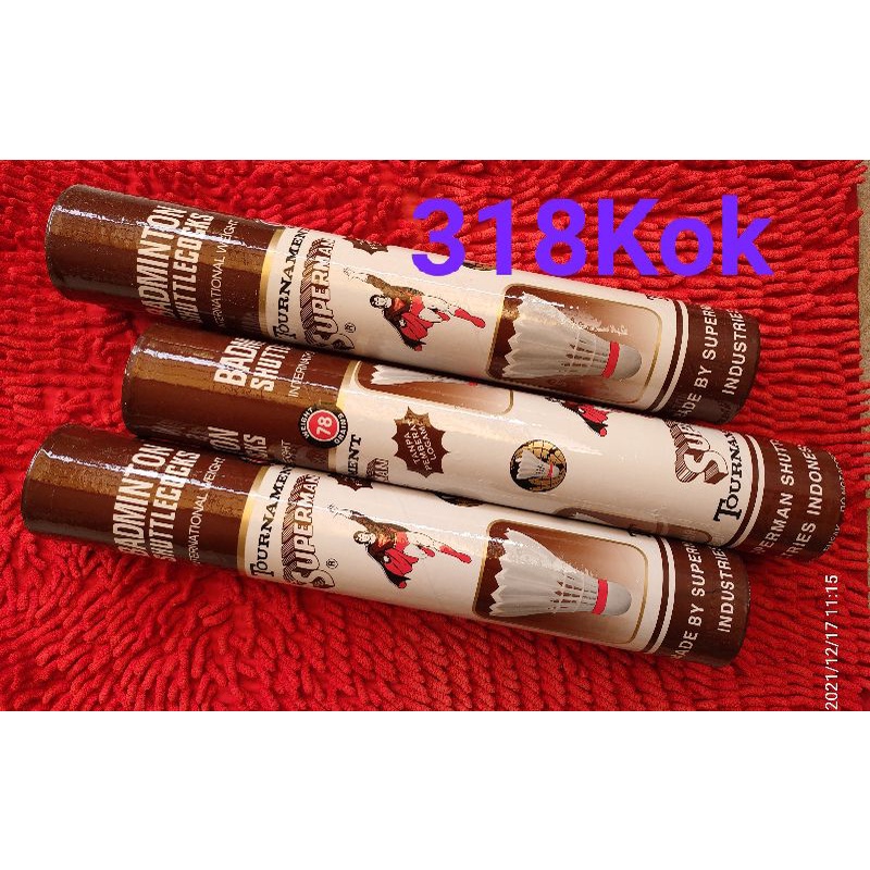 Jual Shuttlecock Superman coklat | Shopee Indonesia