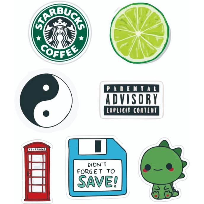 Jual STIKER PACK 2 VINYL GLOSSY BUAT LAPTOP CASING HP | Shopee Indonesia