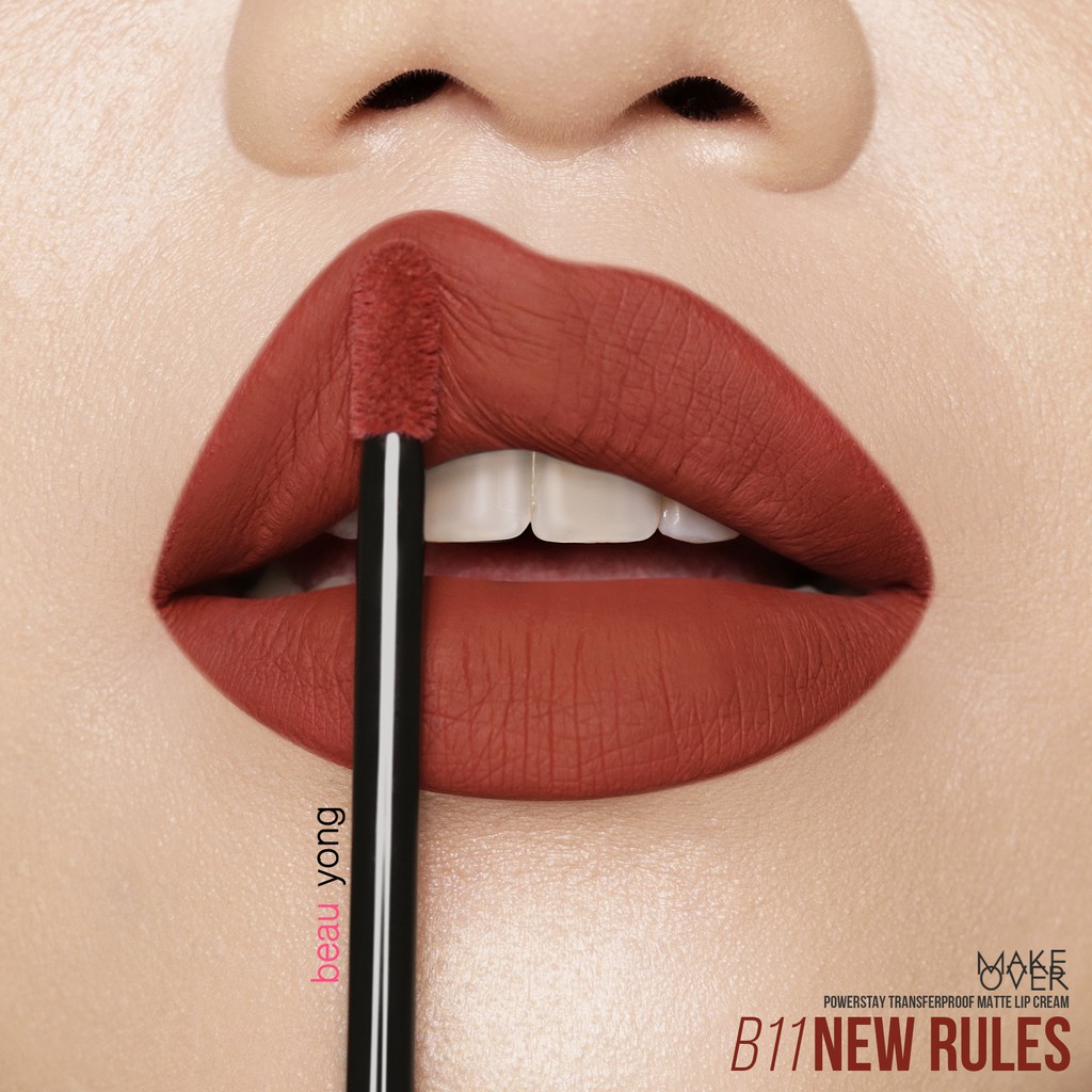 Jual MAKE OVER Powerstay Transferproof Matte Lip Cream [MAKEOVER ...