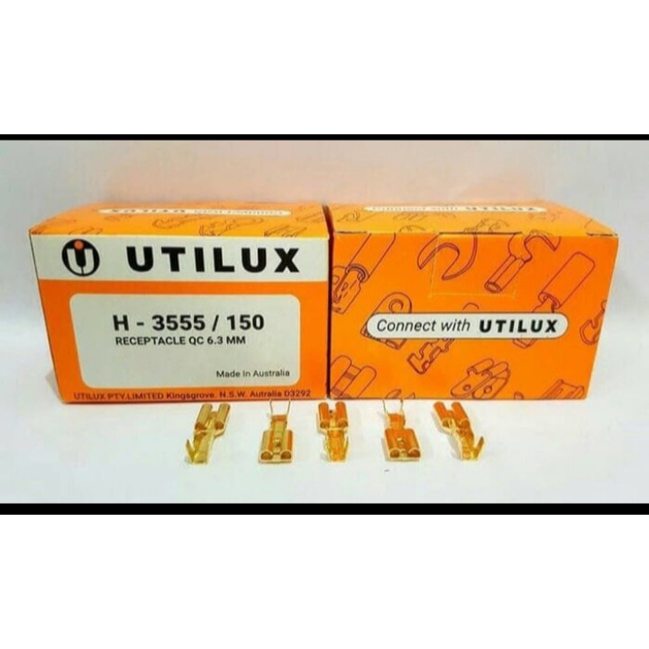 Jual skun terminal merk UTILUX cewek original 1 box = 150 biji | Shopee ...