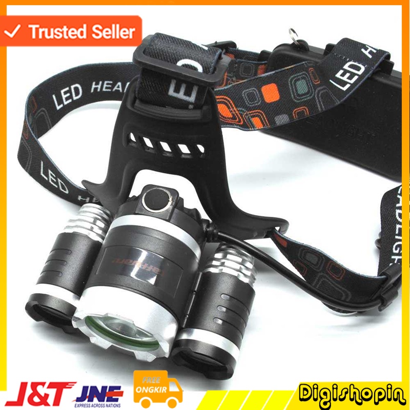 Jual Head Lamp 5000 Lumens Lampu Senter Camping Dengan Cooling Sistem ...