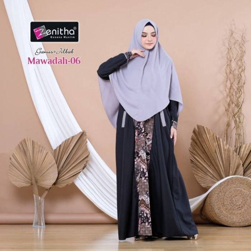 Jual Zenitha-(Gamis+Hijab) | Shopee Indonesia
