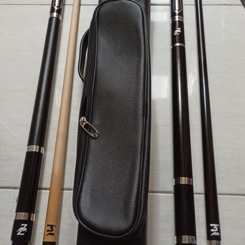 Jual stik stick billiard biliard fullset play jumpbreak tas chrome z ...