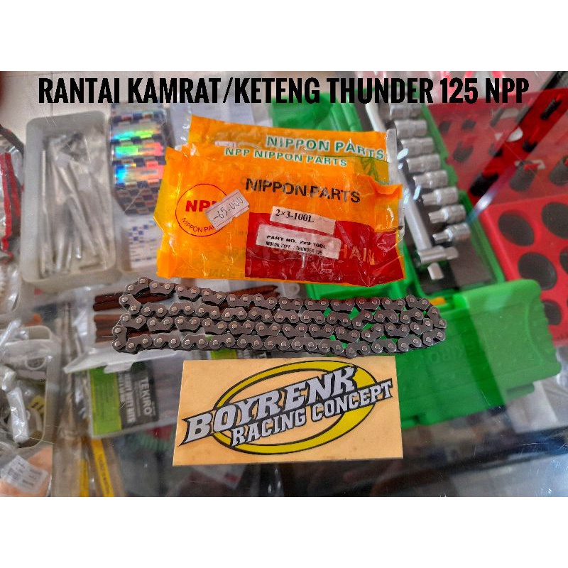 Jual RANTAI MESIN/RANTAI KAMRAT THUNDER 125 NPP | Shopee Indonesia