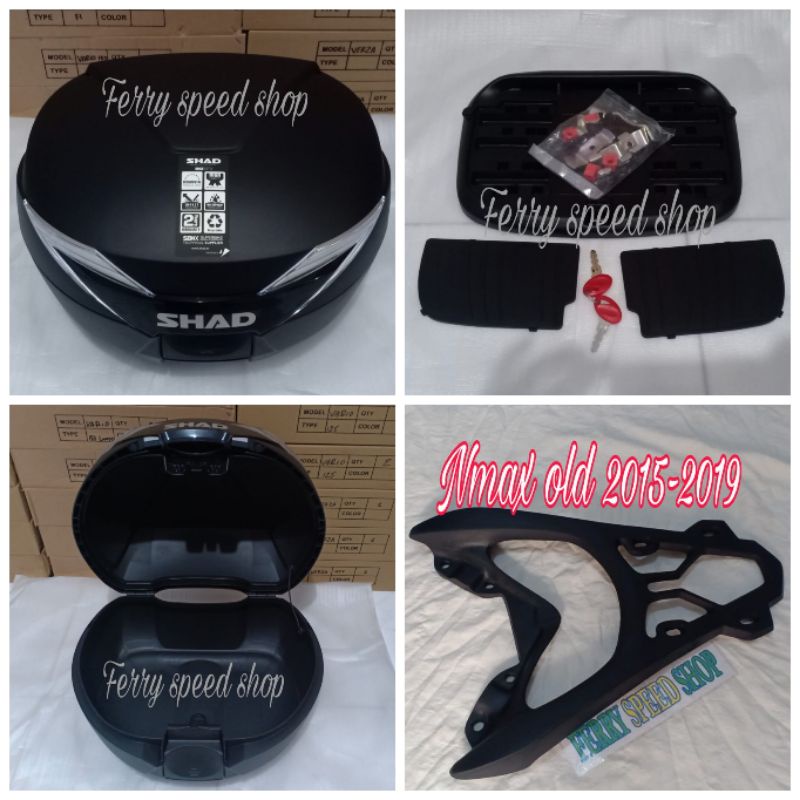 Jual Paketan box shad sh39 sh 39 plus Bracket box bintang Adv 150 ...