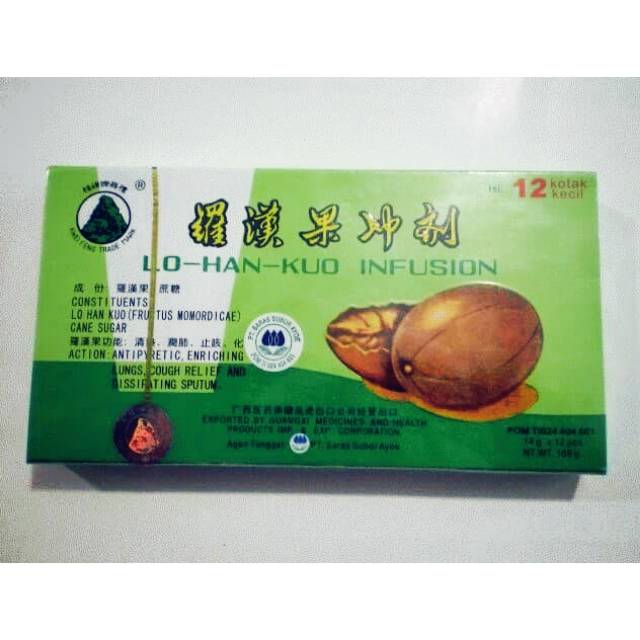 Jual LO HAN KUO INFUSION - Teh Herbal Radang Tenggorokan - Panas Dalam ...