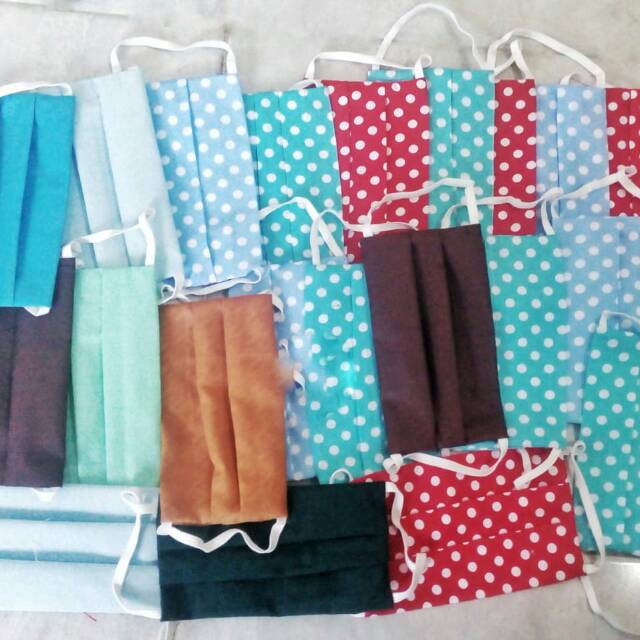 Jual Masker Bahan Kain Katun Bisa Diisi Tisu Dan Dicuci Harga Murah Dan ...