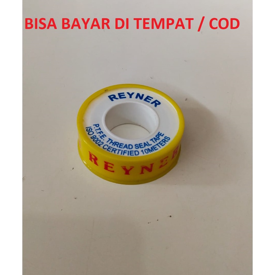 Jual Seal Tape Reyner 12 mm X 10 Meter -Sealtape Kran Air Isi lebih ...