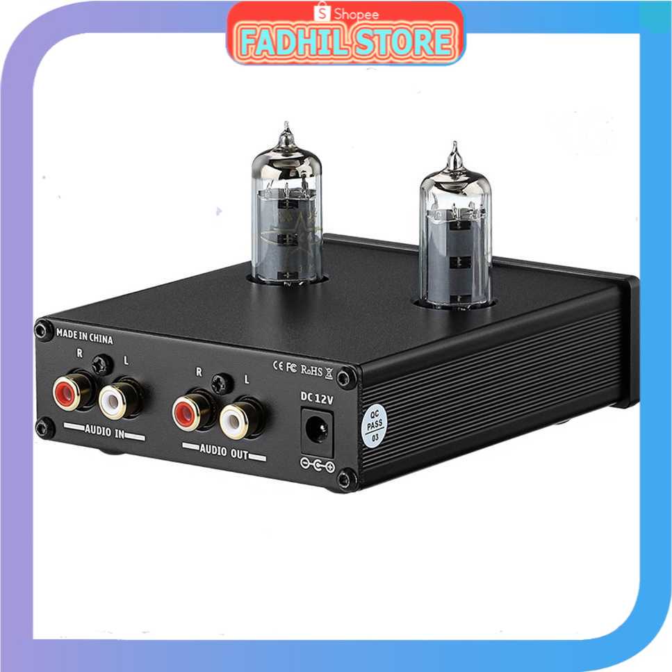Jual Aiyima Preamplifier Mini HiFi Stereo Preamp 2x6K4 Tubes - B2D1551F ...