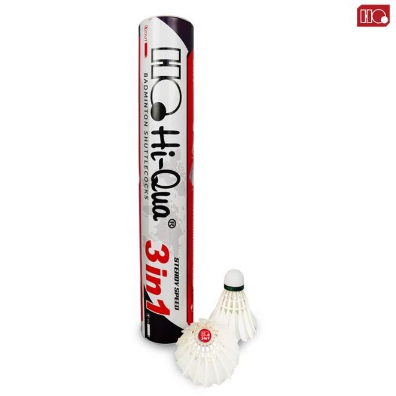 Jual Shuttlecock / Kok / Cock / Bola Badminton HIQUA 3IN1 ORIGINAL ...