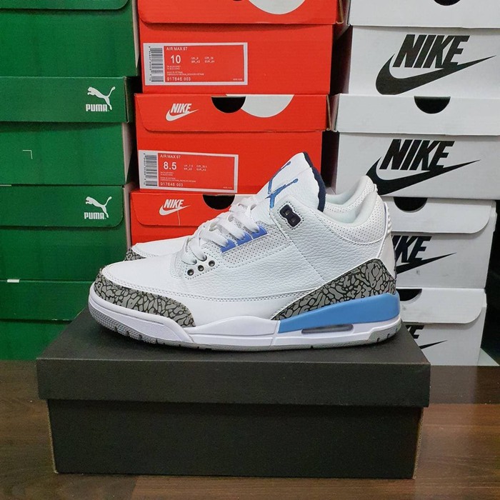Jual SEPATU NIKE AIR JORDAN 3 UNC PREMIUM ORIGINAL | Shopee Indonesia
