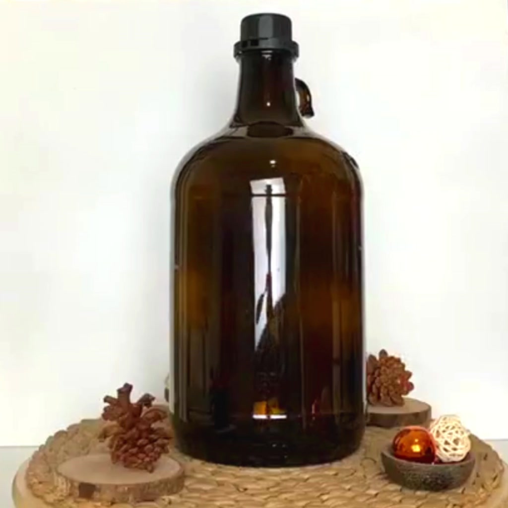 Jual RODEO GIANT Amber Bottle 4,500 mL | Botol Kaca Besar Warna Amber 4 ...