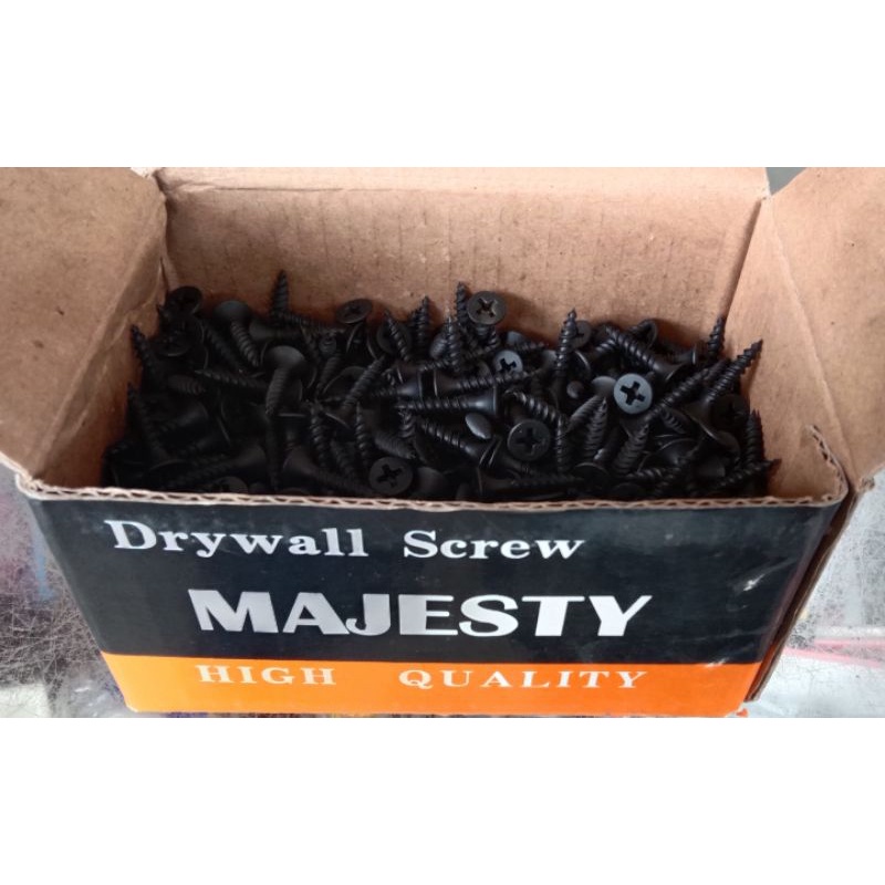 Jual SEKRUP GYPSUM / SEKRUP HITAM / SEKRUP BAJA RINGAN 6 x ¾" (1,5cm) | Shopee Indonesia