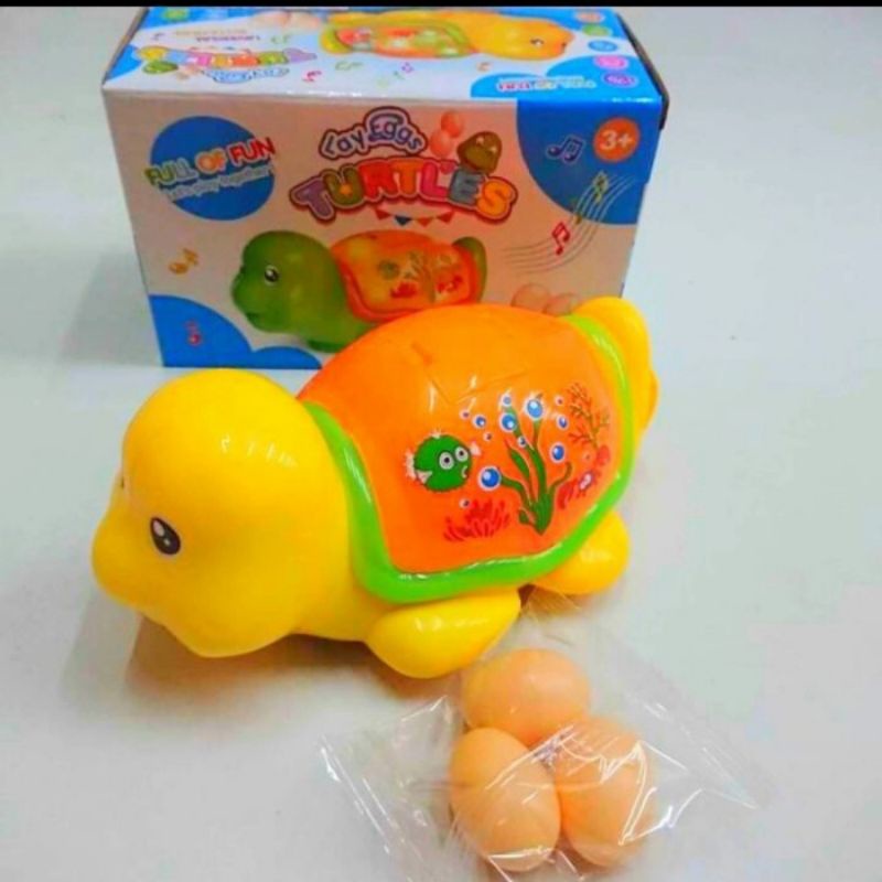 Jual Mainan lay egg turtles kura bertelur ini untuk anak anak usia 2 ...