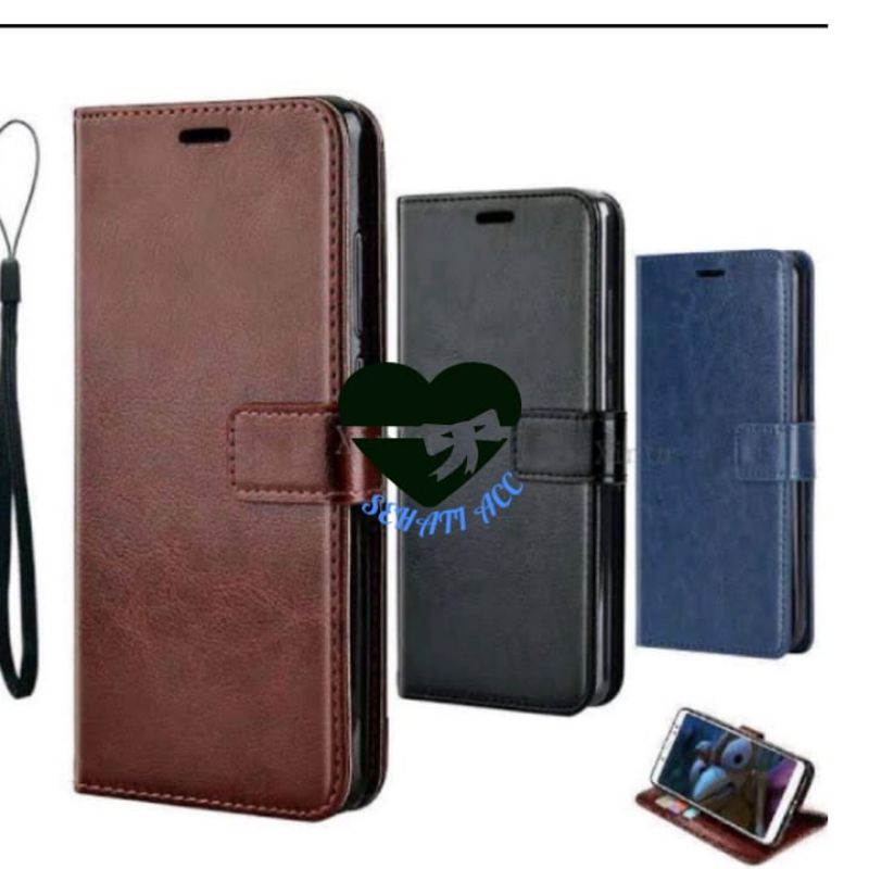 Jual INFINIX NOTE 8 casing dompet magnet bahan kulit premium leather ...