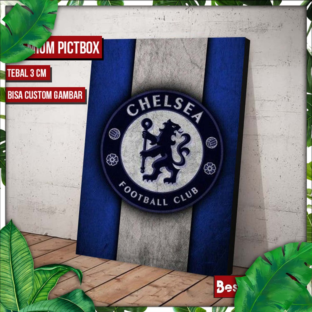 Jual CHELSEA Poster Frame Kayu Tebal BOLA PICTBOX0223 | Shopee Indonesia