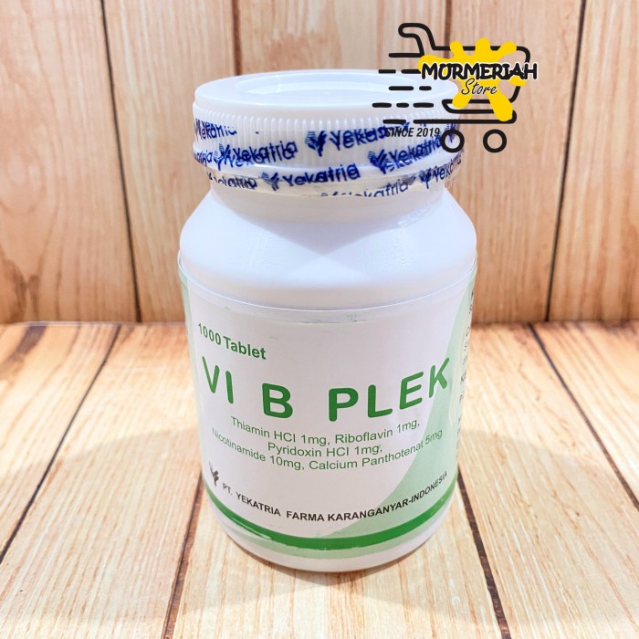 Jual Vitamin B Complex isi 1000 tablet YEKATRIA - Vit B Komplek Plek ...