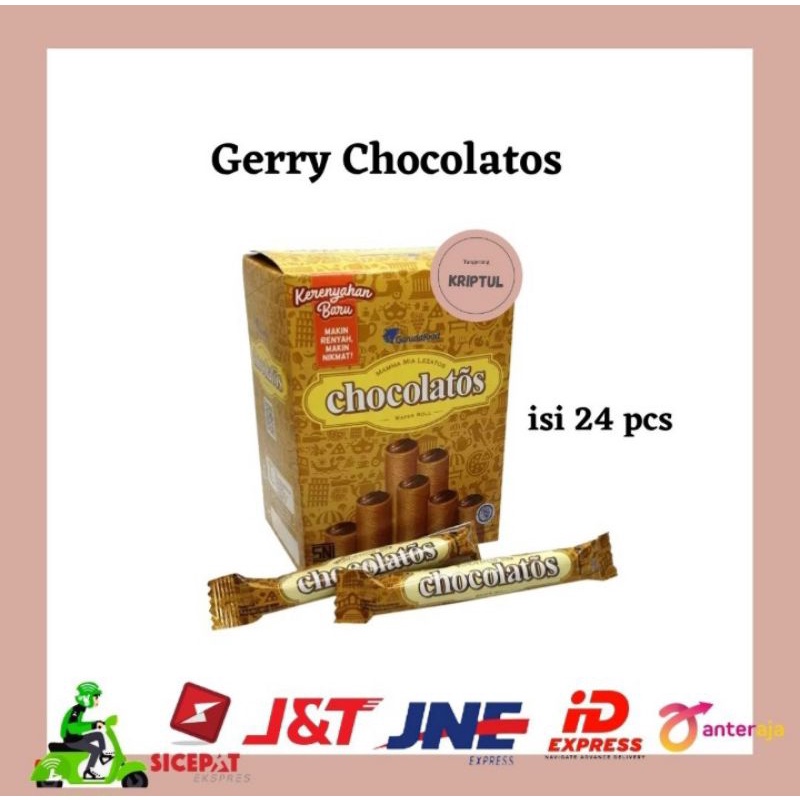 Jual Gerry Chocolatos isi 20bungkus 1 Box , Chocolatos , Biskuit ...
