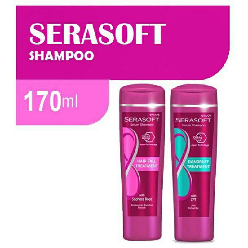 Jual Serasoft Shampoo 170ml Hair Fall Treatment - Dandruff Treatment ...