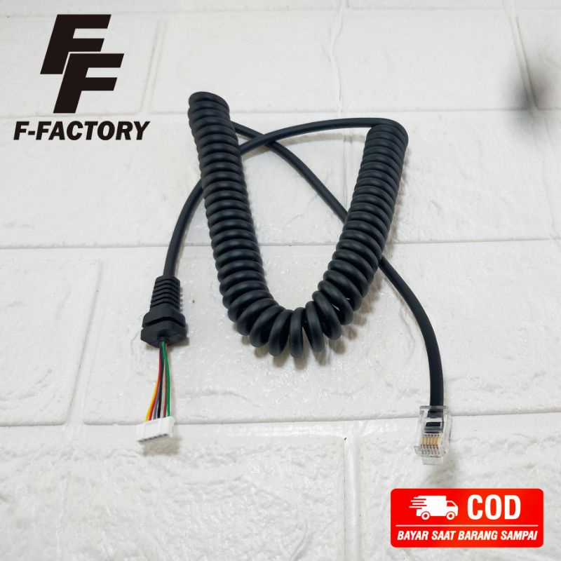 Jual Kabel Spiral Extramic Extra mic Rig Yaesu Ft2900 Ft1900 Ft2800 ...