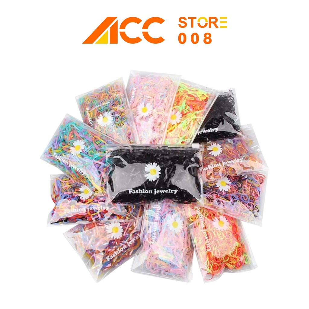 Jual Ikat Rambut Karet 500PCS IKAT RAMBUT KARET JEPANG ANAK MODEL KOREA ...