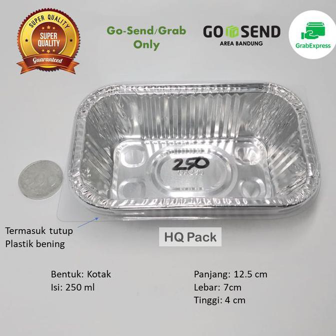 Jual ALUMUNIUM FOIL CUP KUE 250 + TUTUP BENING | Shopee Indonesia