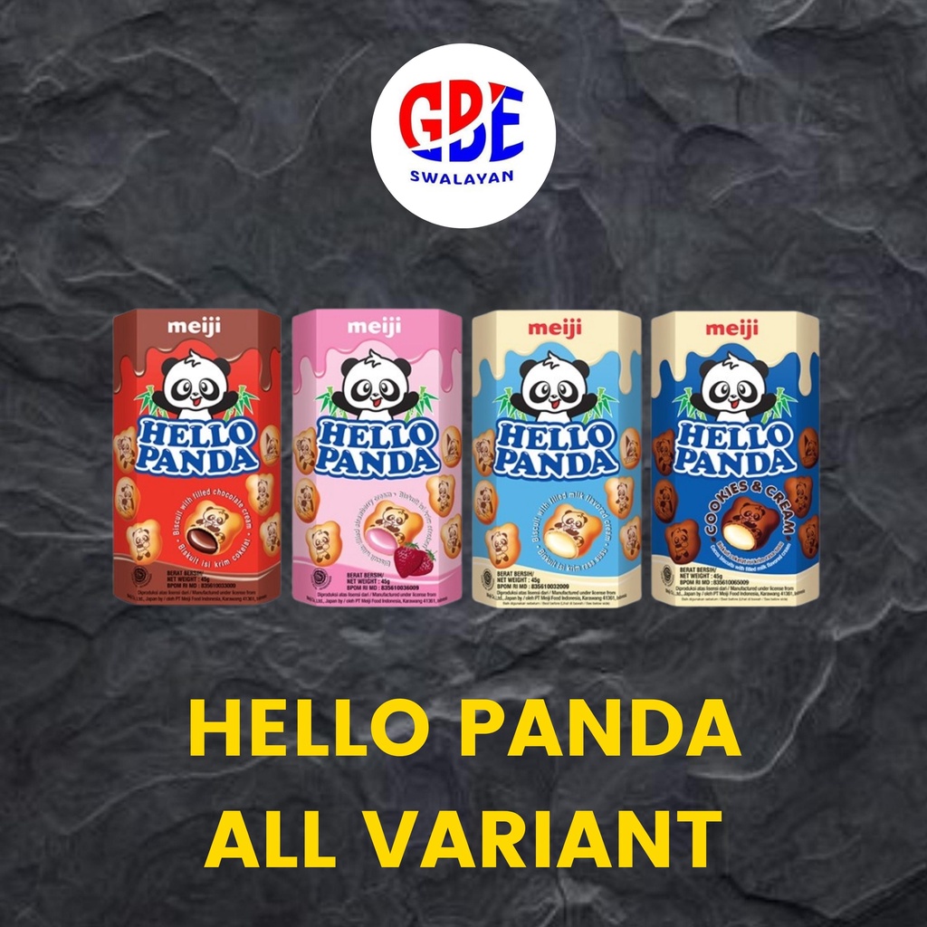 Jual Meiji Hello Panda All Variant Rasa | Cokelat | Cookies and Cream ...